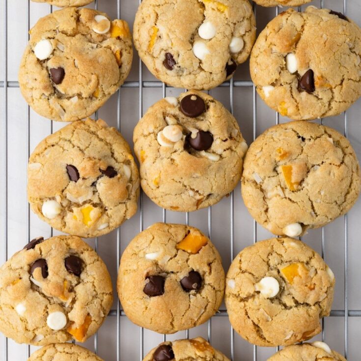 Coconut Mango Chocolate Chip Cookies