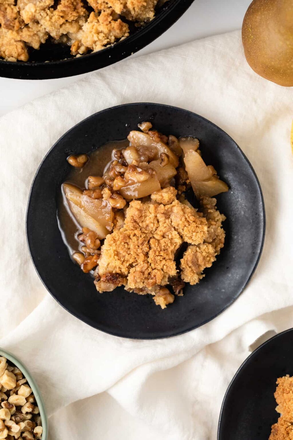 Pear Walnut Crisp Recipe | Baked by an Introvert