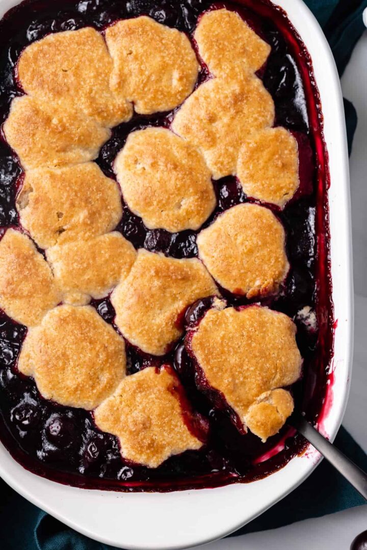 Fresh Cherry Cobbler Recipe | Baked by an Introvert