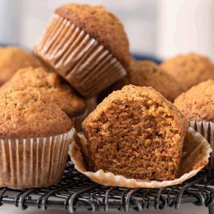 The BEST Carrot Muffins - Baked By An Introvert