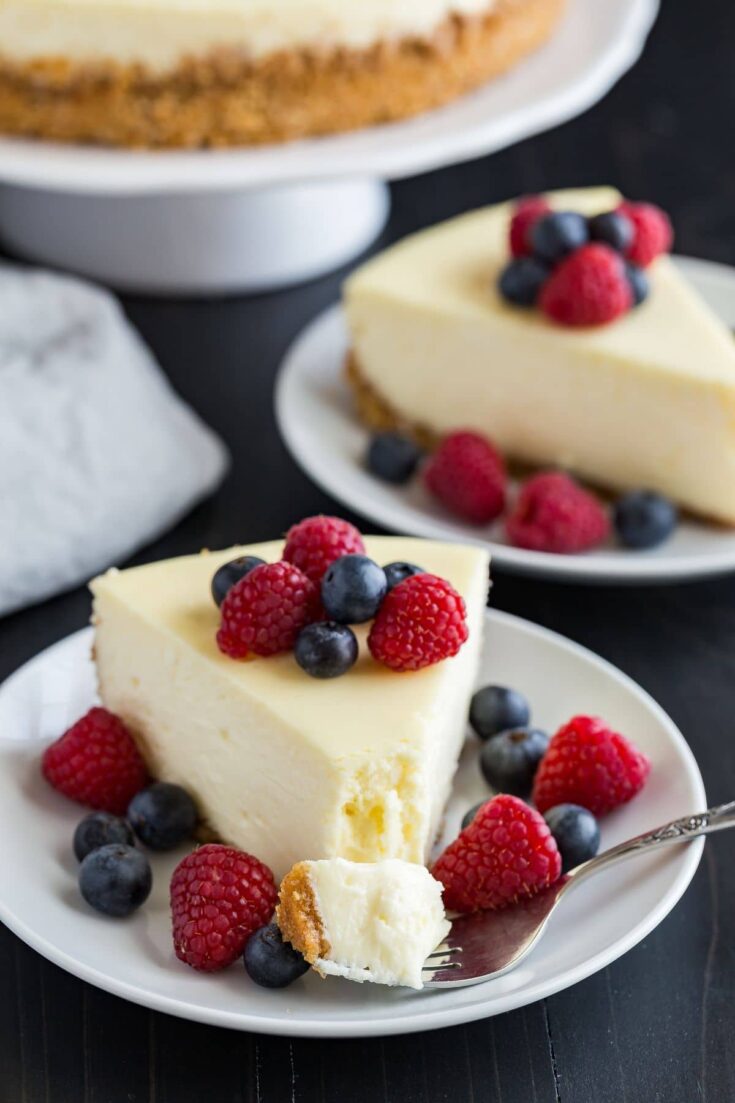 The Best Cheesecake Recipe - Baked By An Introvert