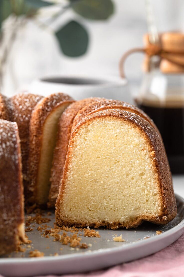 Basic Pound Cake (With Video Tutorial!) - Baked By An Introvert