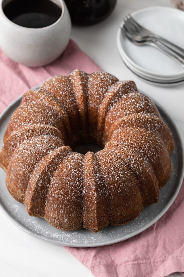 Basic Pound Cake (With Video Tutorial!) - Baked By An Introvert