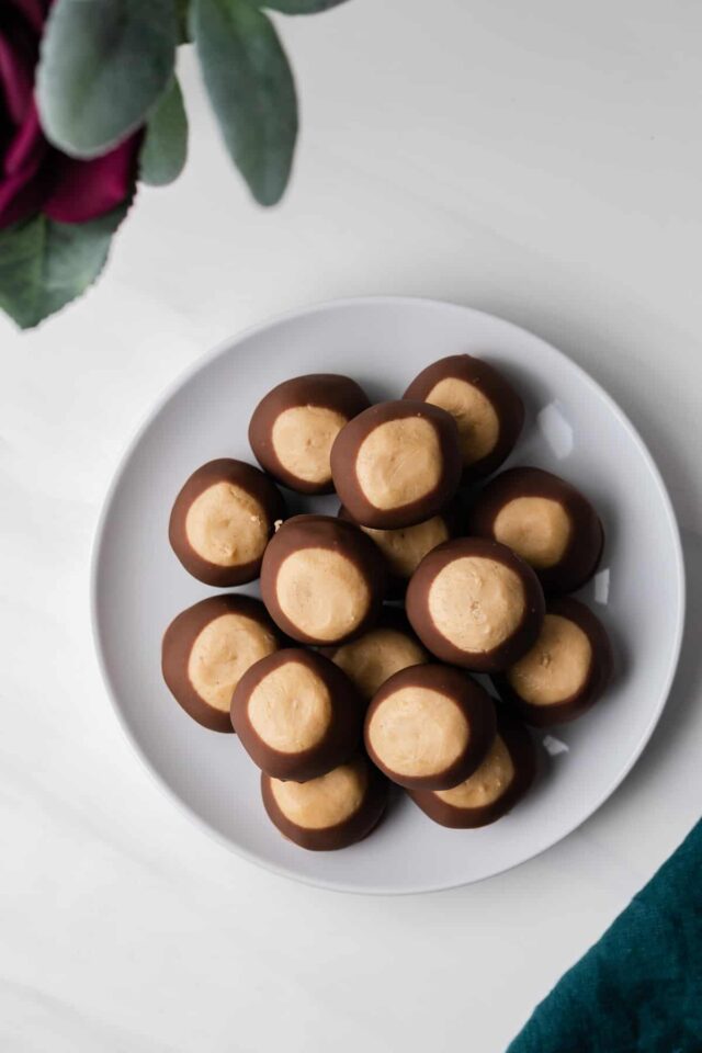 Simple Buckeye Recipe - Baked By An Introvert