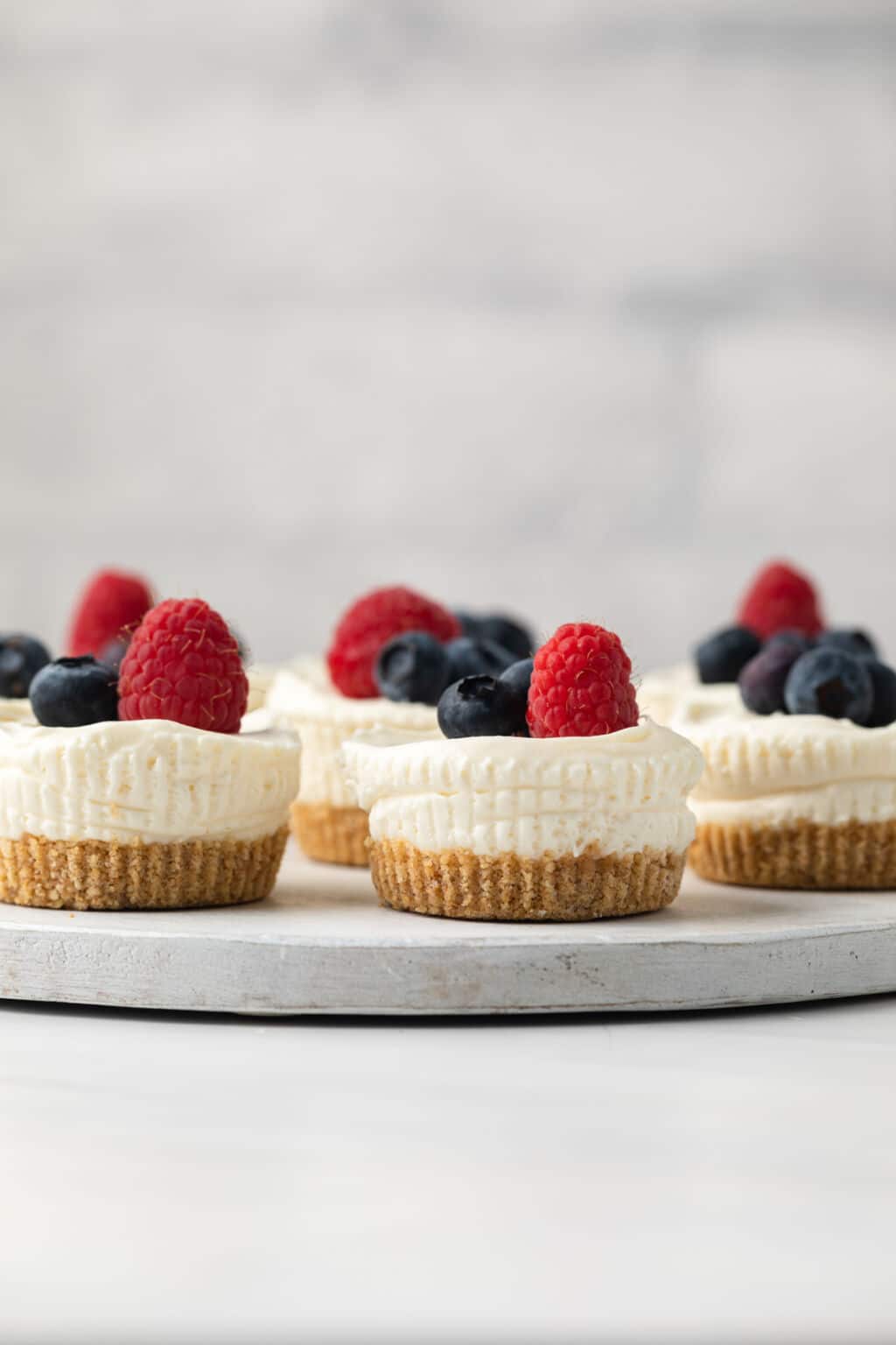 No Bake Mini Cheesecakes - Baked By An Introvert