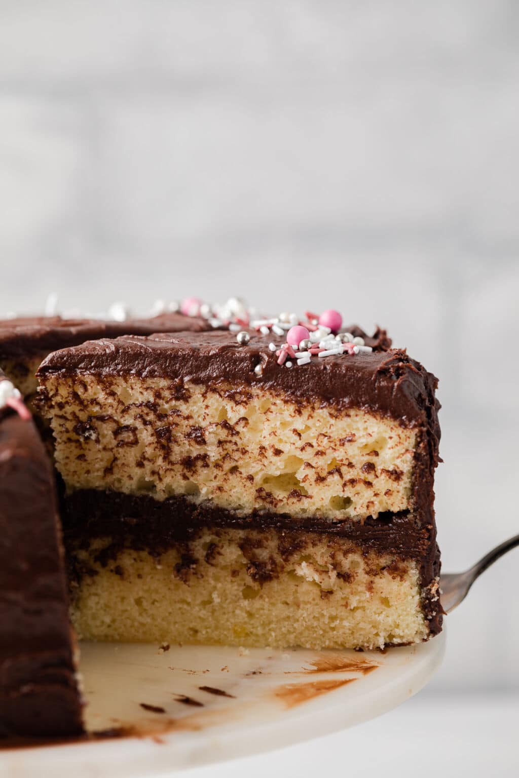 Fluffy Yellow Cake - Baked By An Introvert